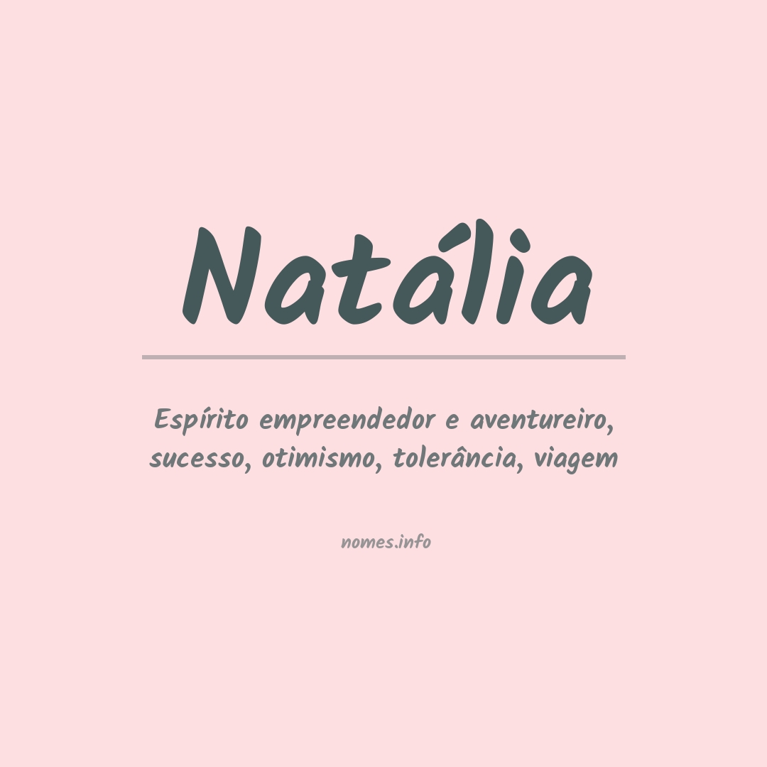 Significado do nome Natália