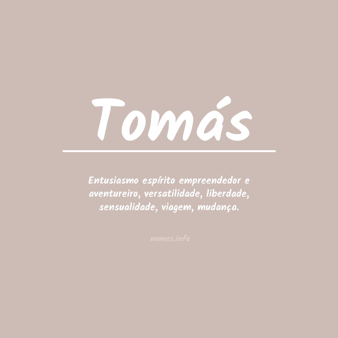 Significado do nome Tomás