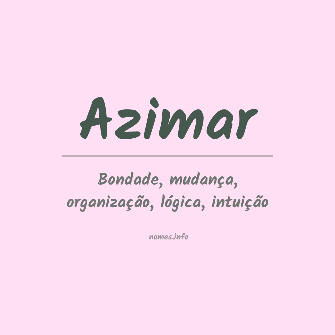 Significado do nome Azimar