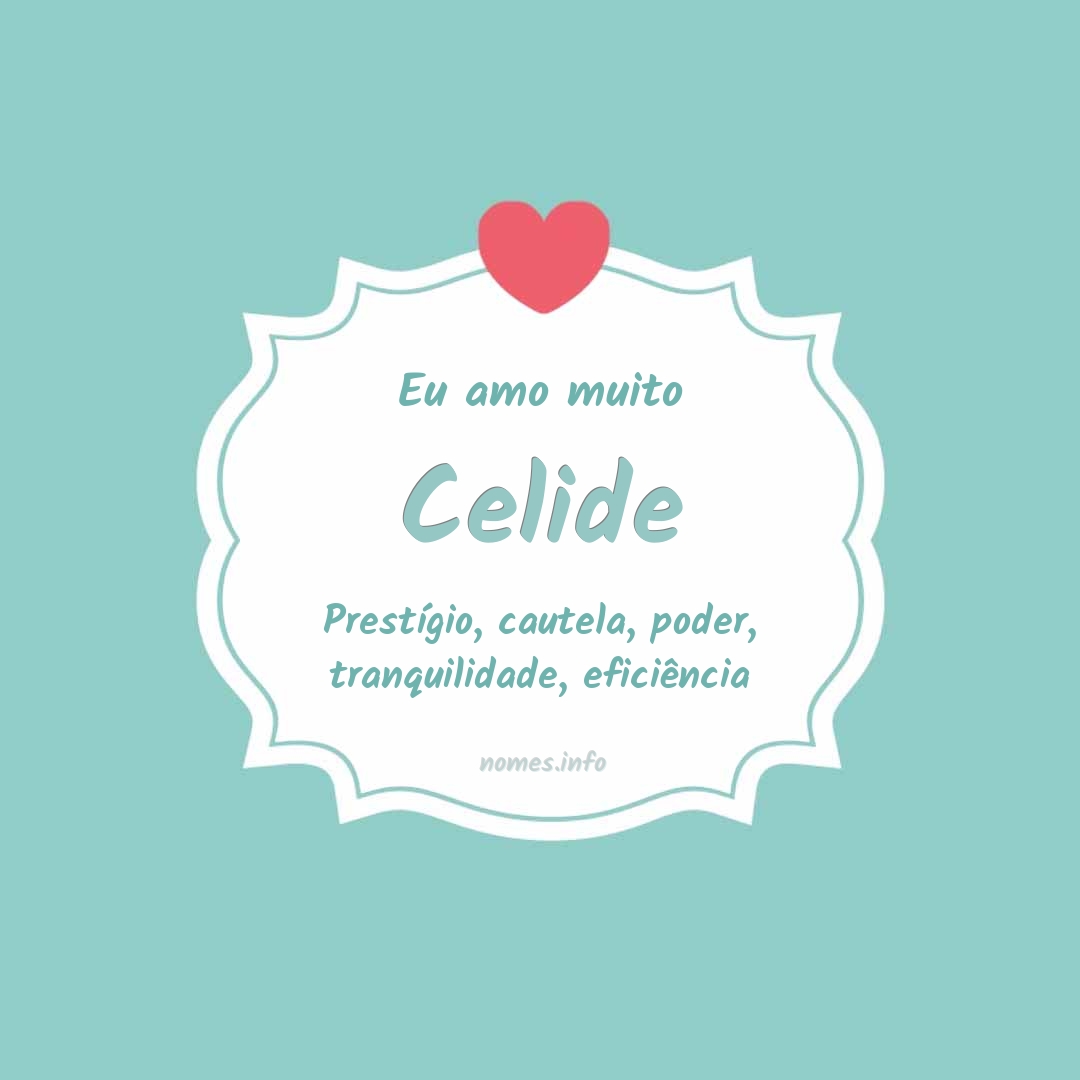 Significado do nome Celide