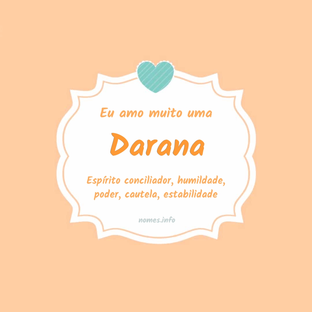 Significado do nome Darana