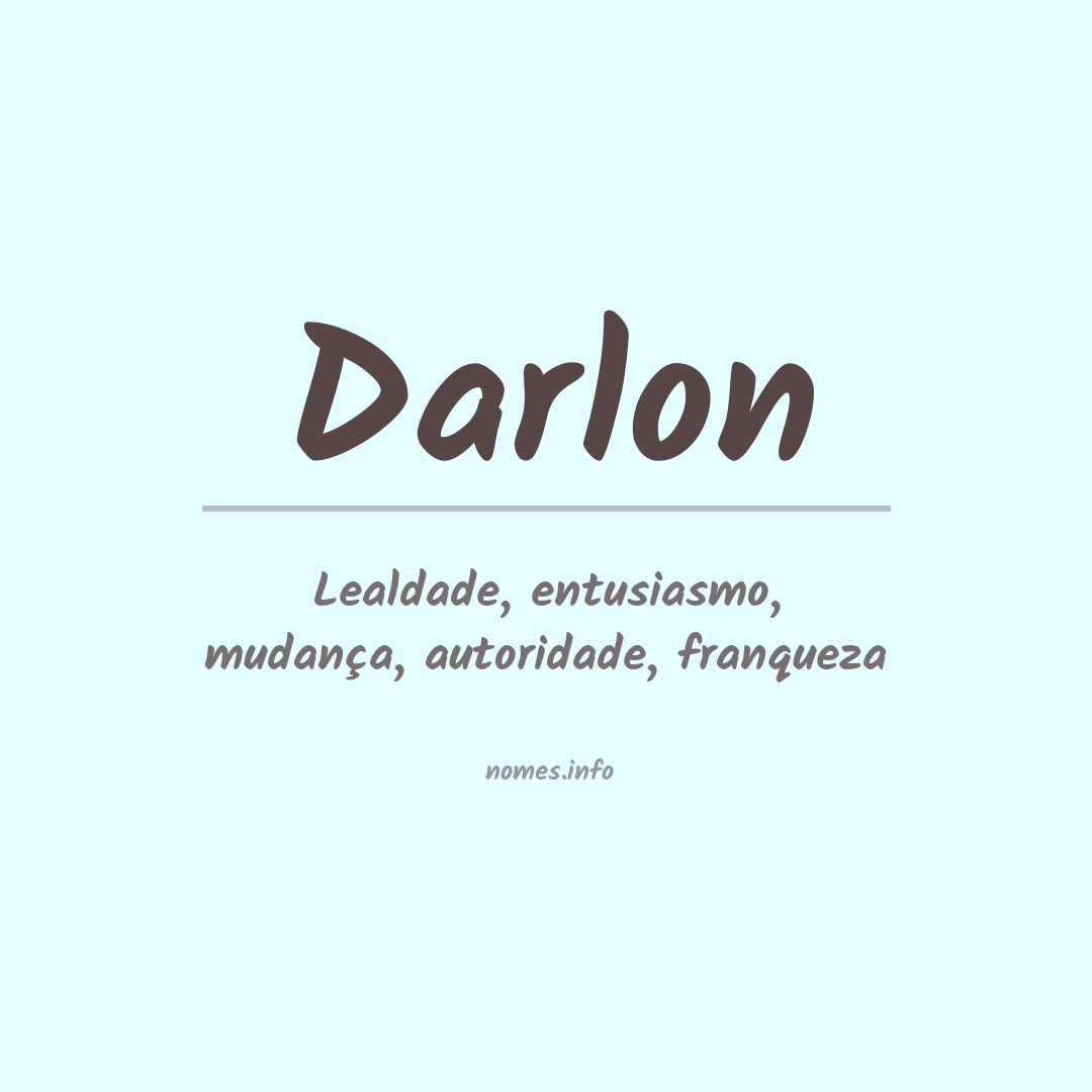 Significado do nome Darlon