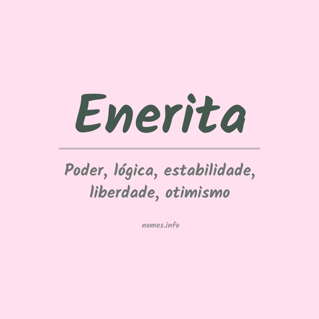 Significado do nome Enerita