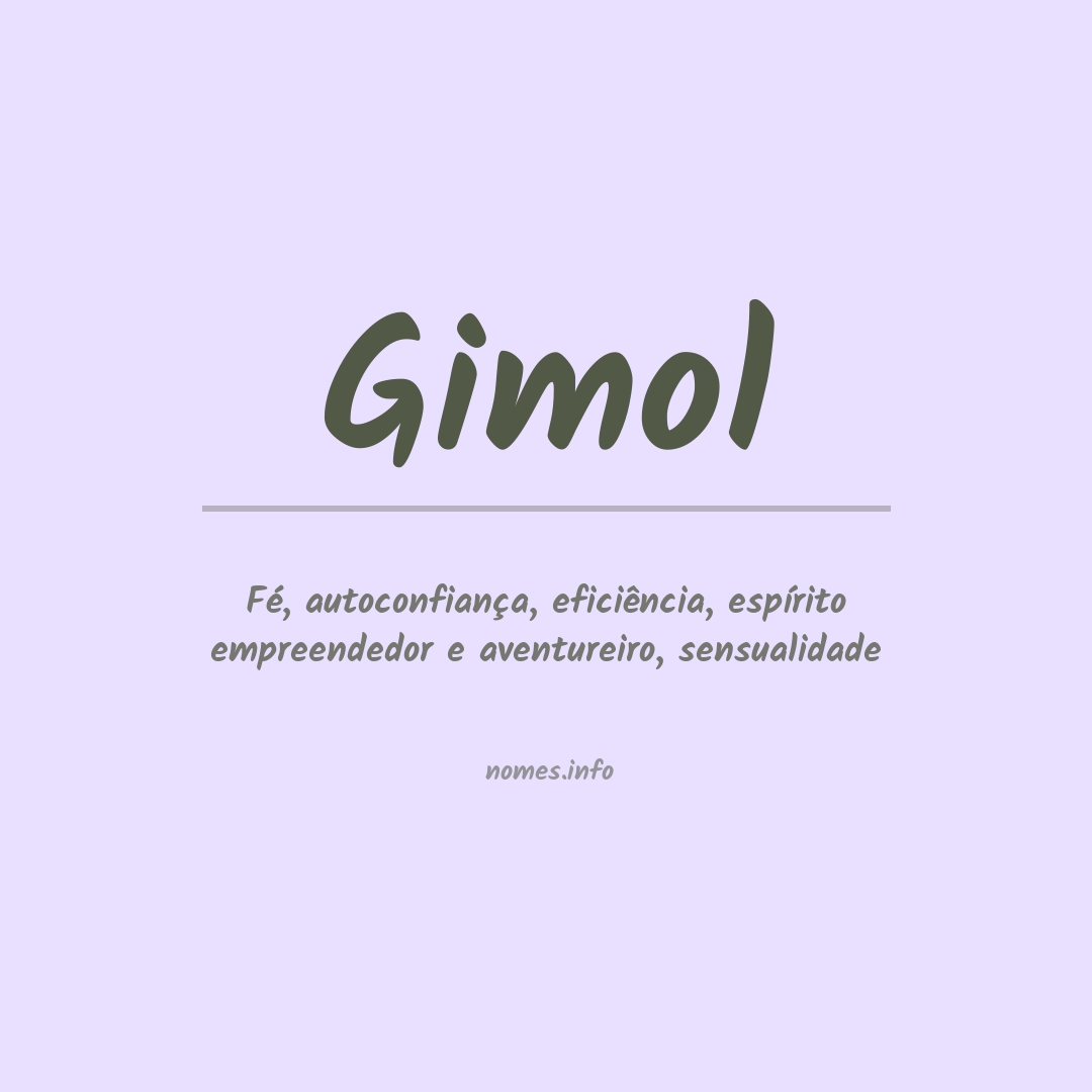Significado do nome Gimol