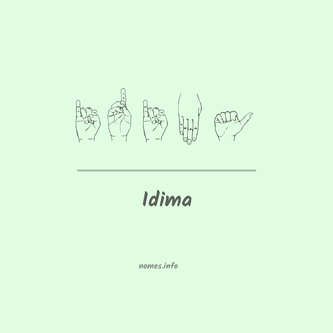Significado do nome Idima