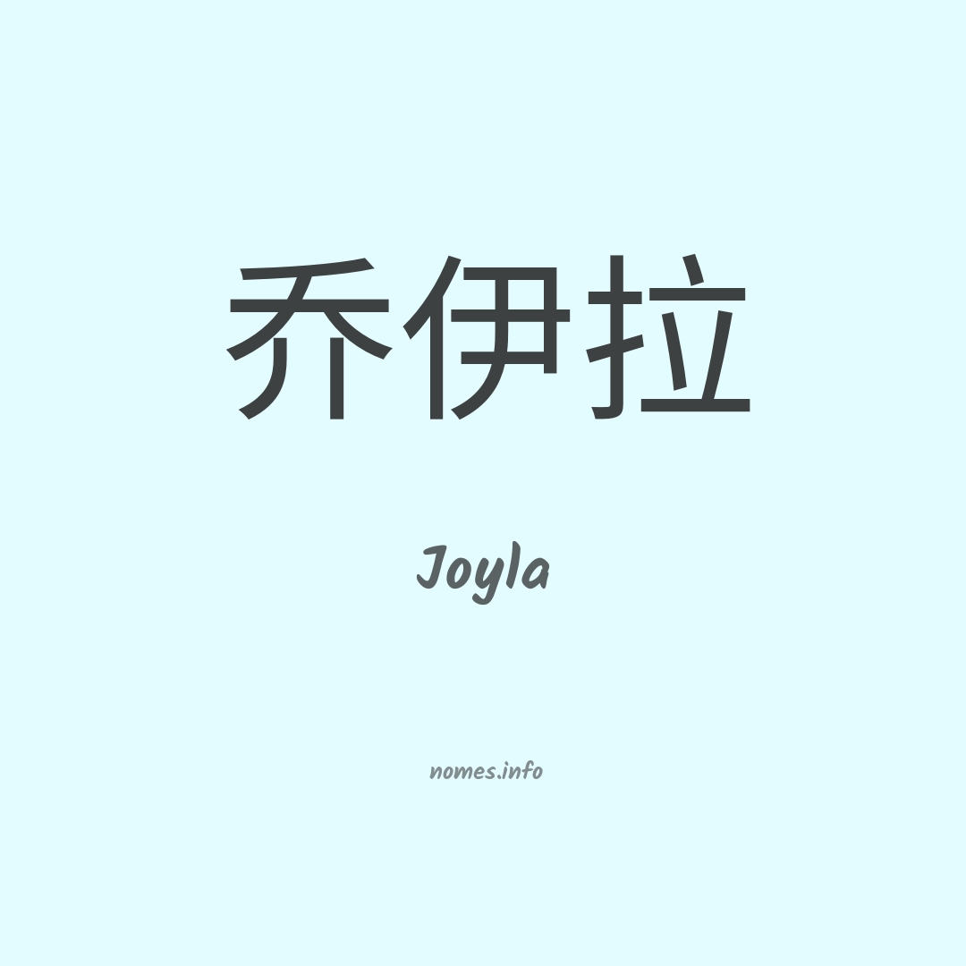 Significado do nome Joyla