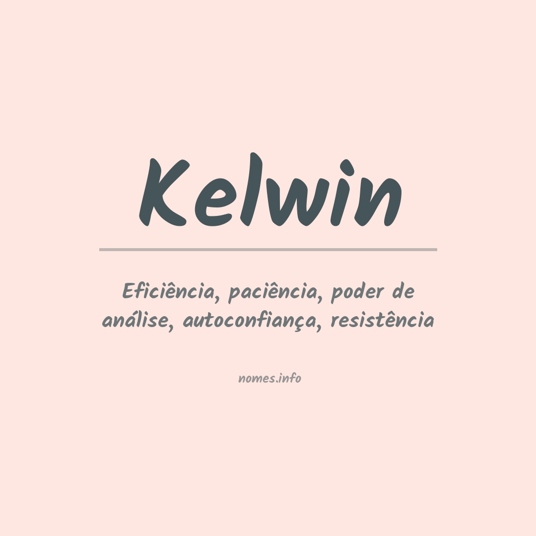 Significado do nome Kelwin