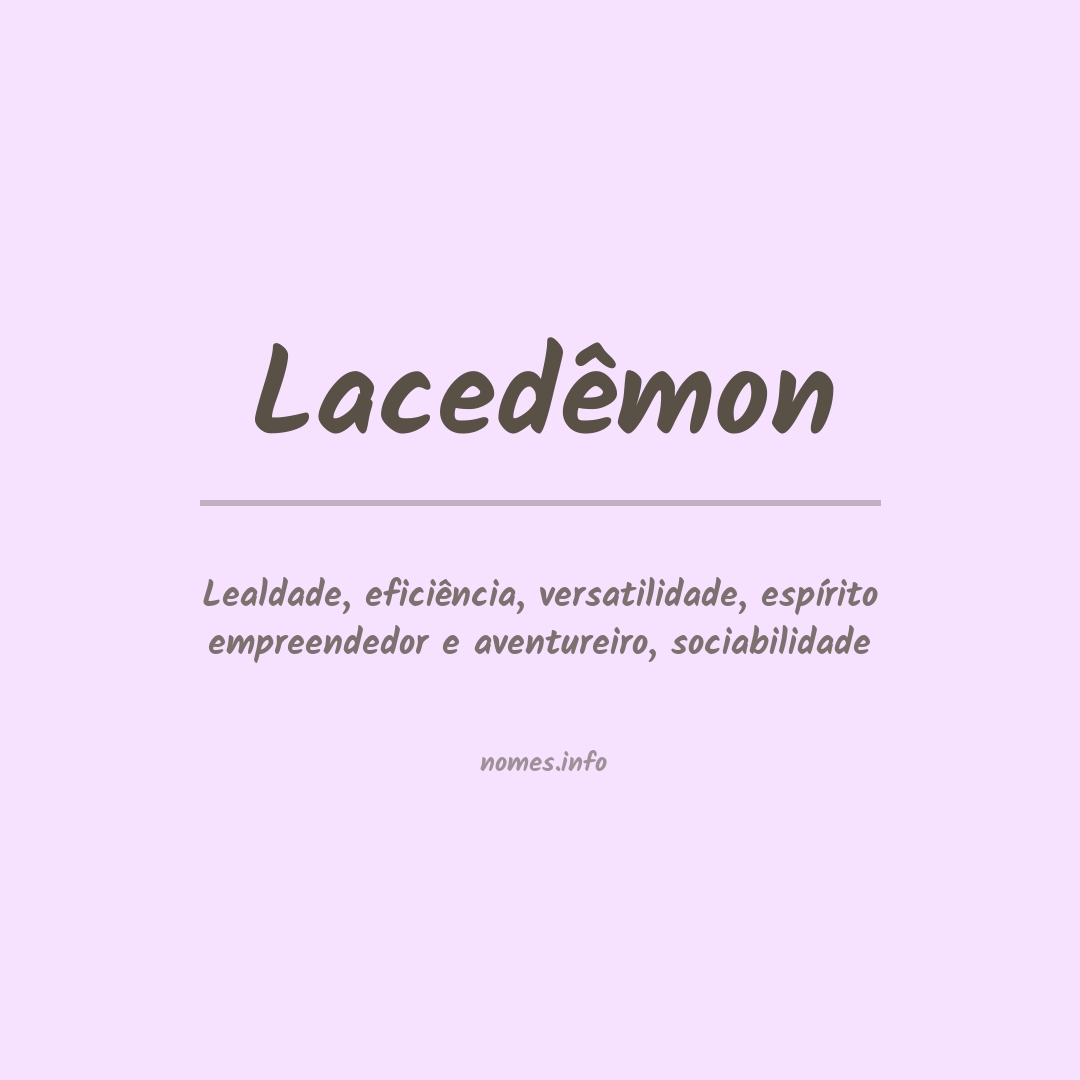 Lacedêmon