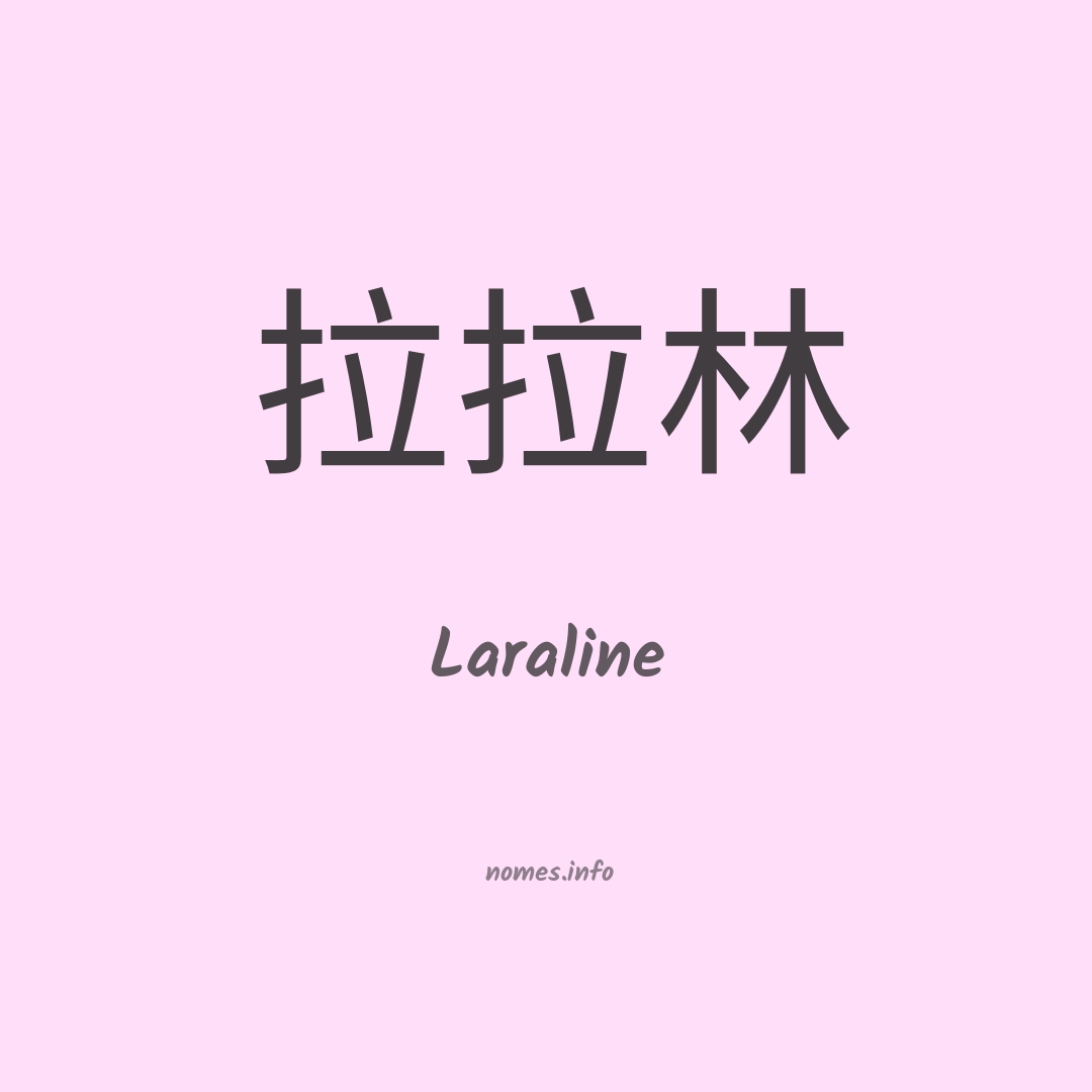 Significado do nome Laraline
