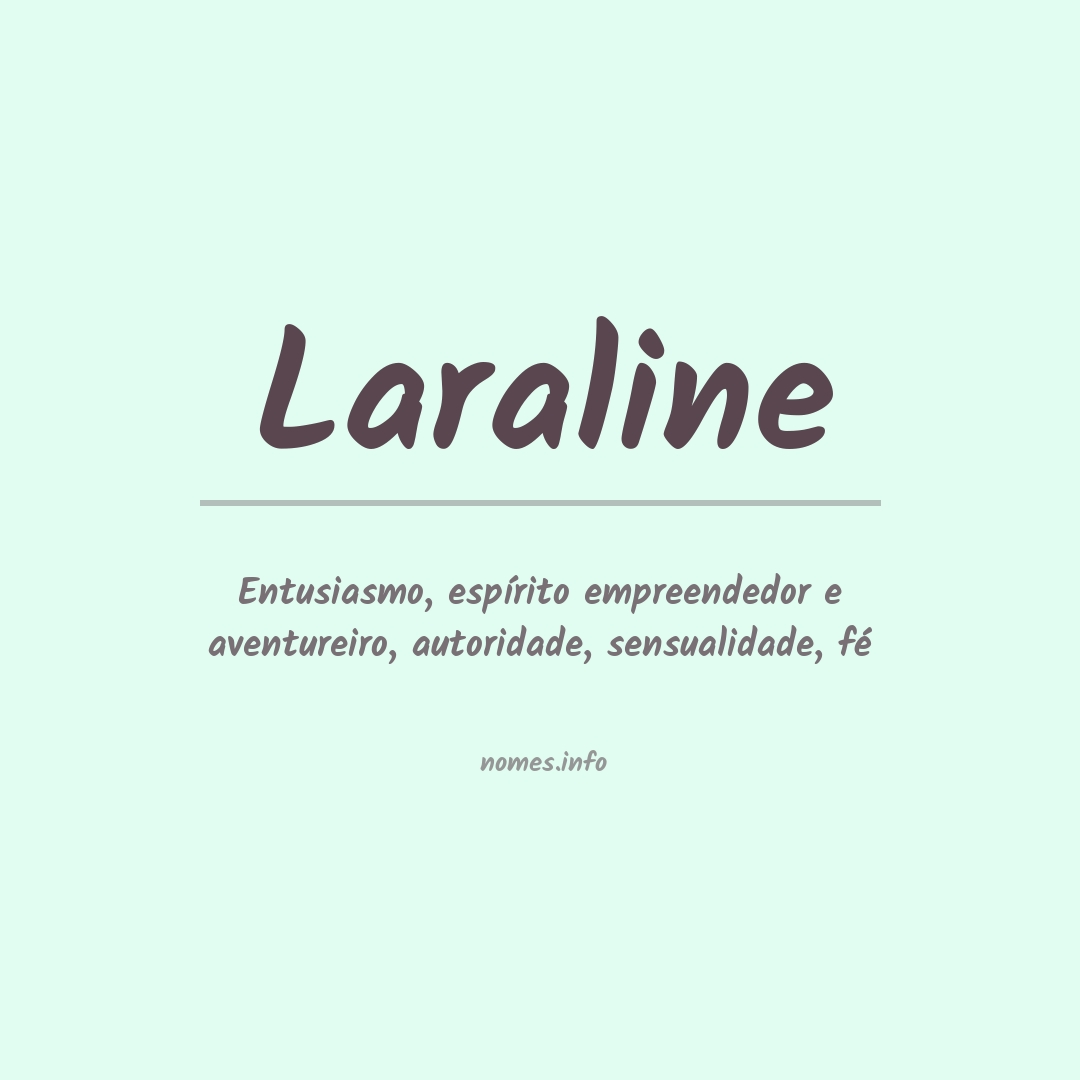 Significado do nome Laraline