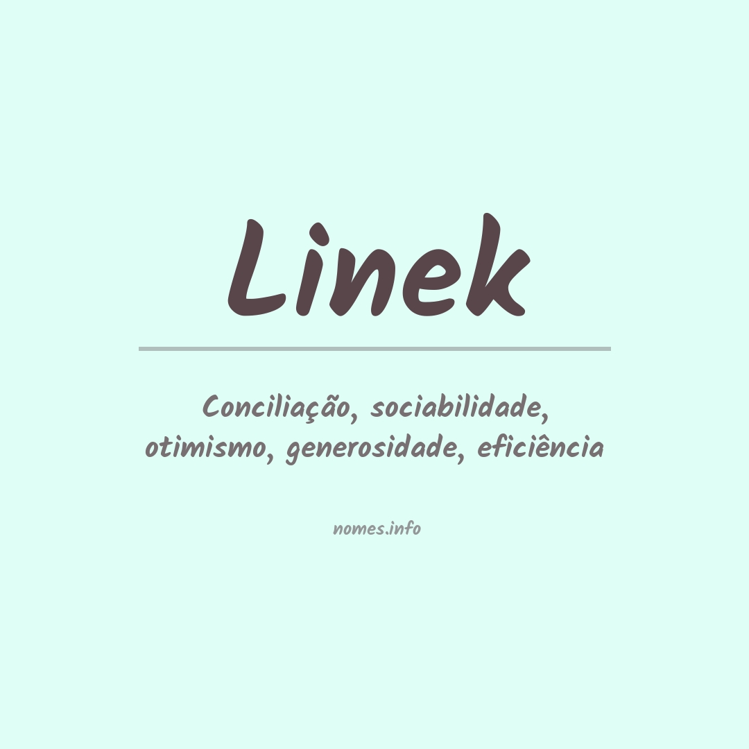 Significado do nome Linek
