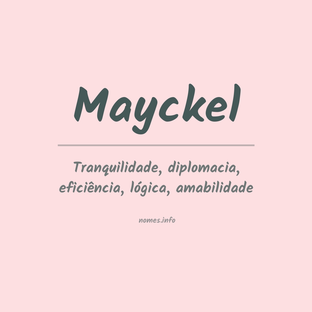 Significado do nome Mayckel