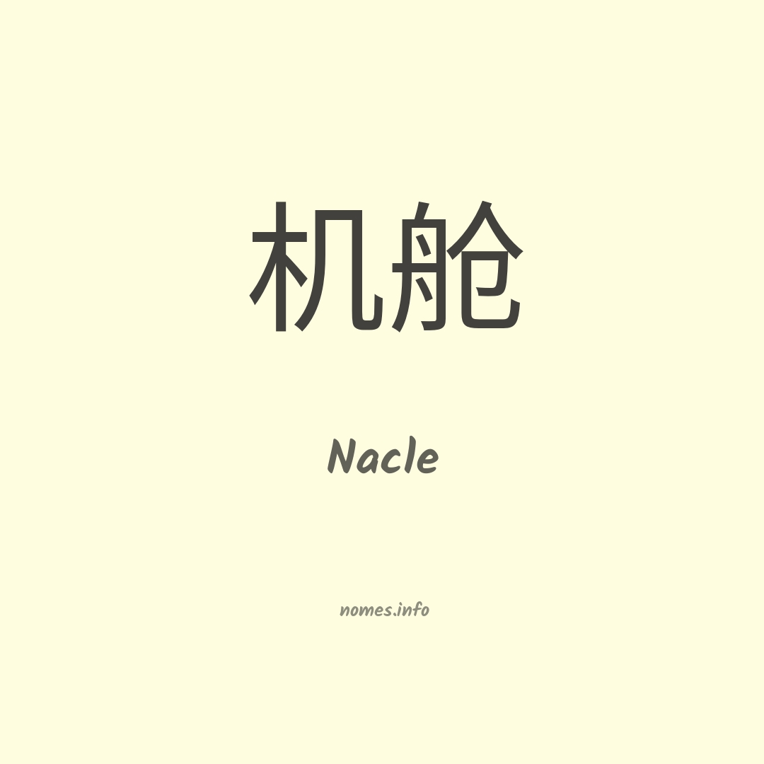 Significado do nome Nacle