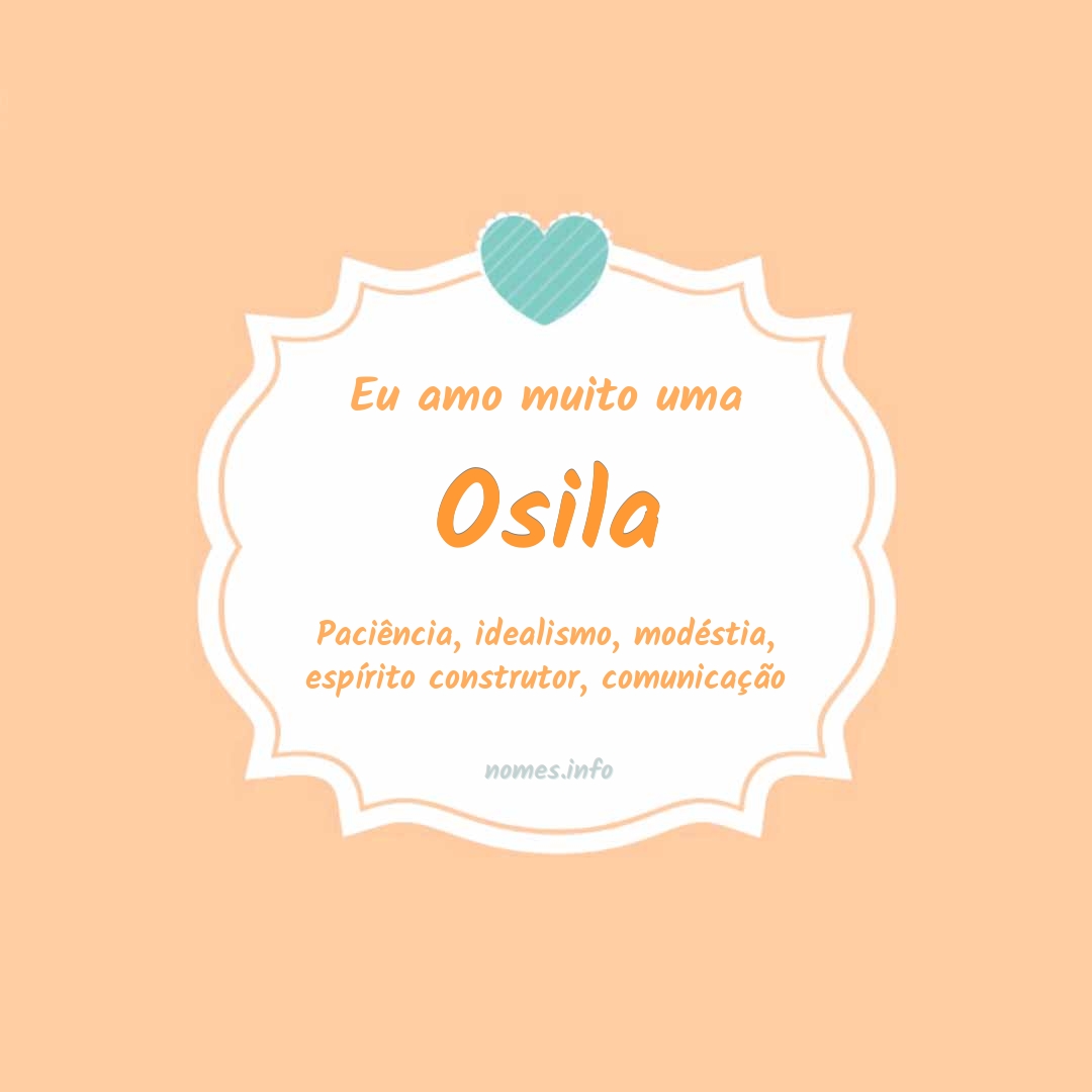 Significado do nome Osila