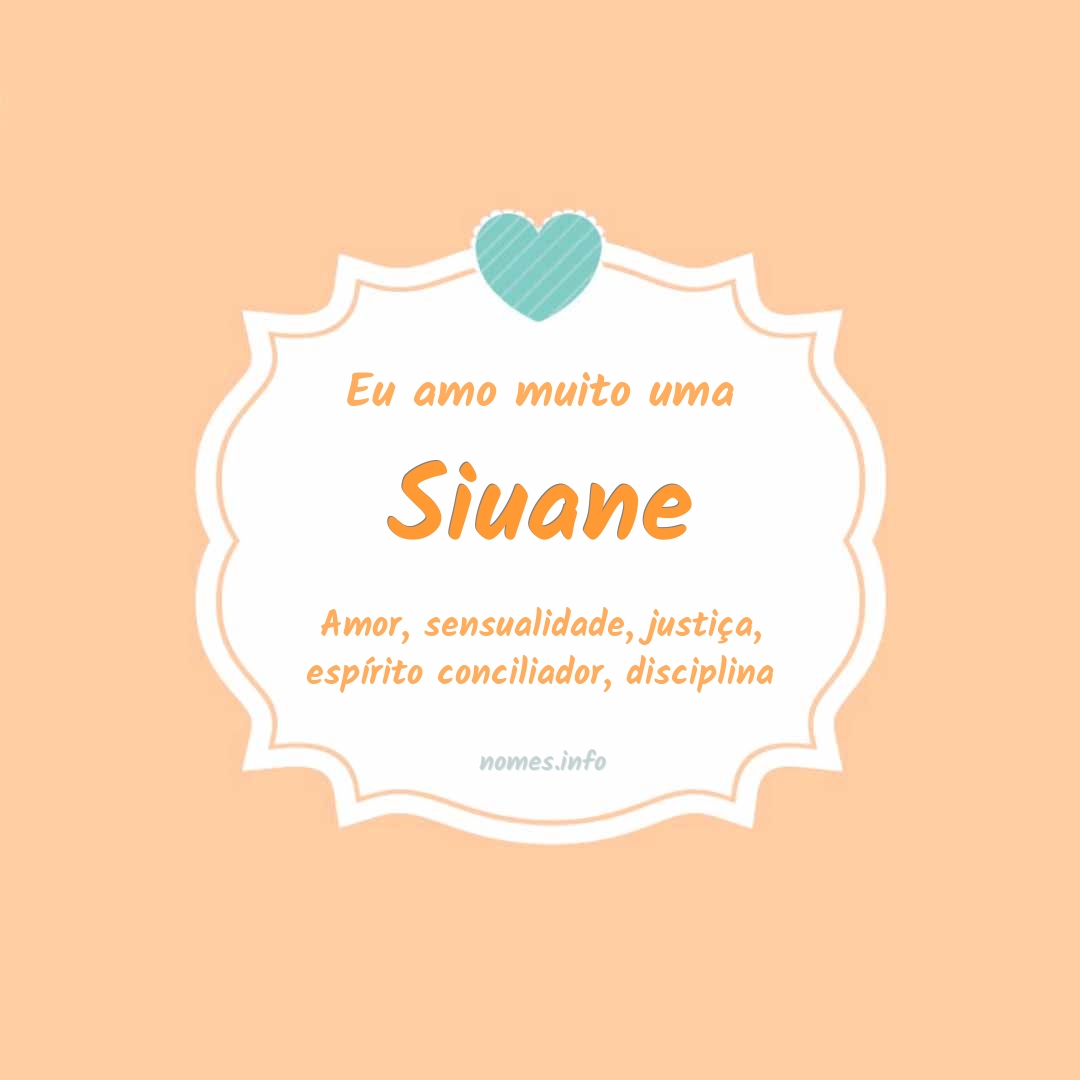 Significado do nome Siuane