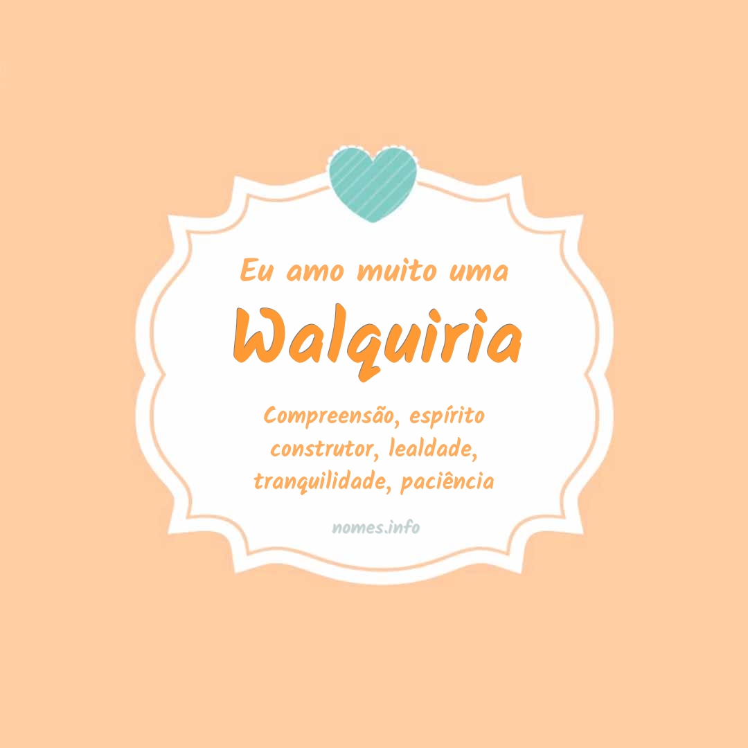 Significado do nome Walquiria