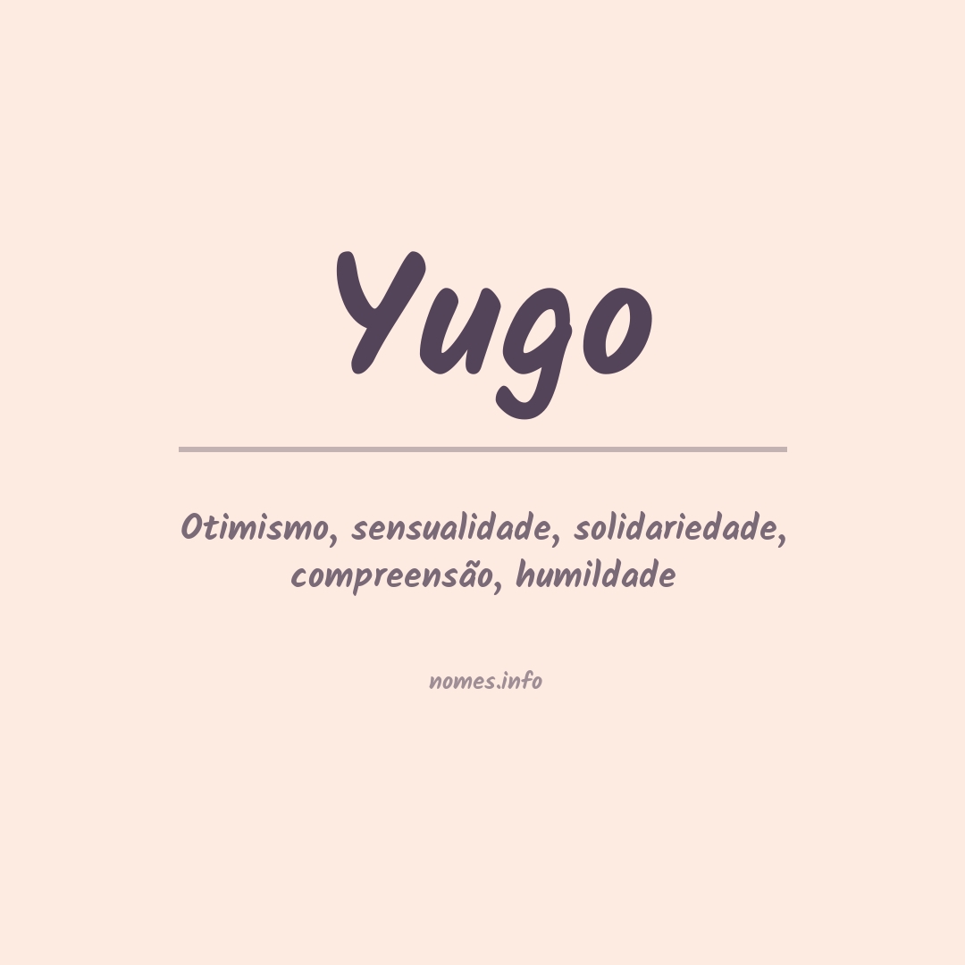 Significado do nome Yugo